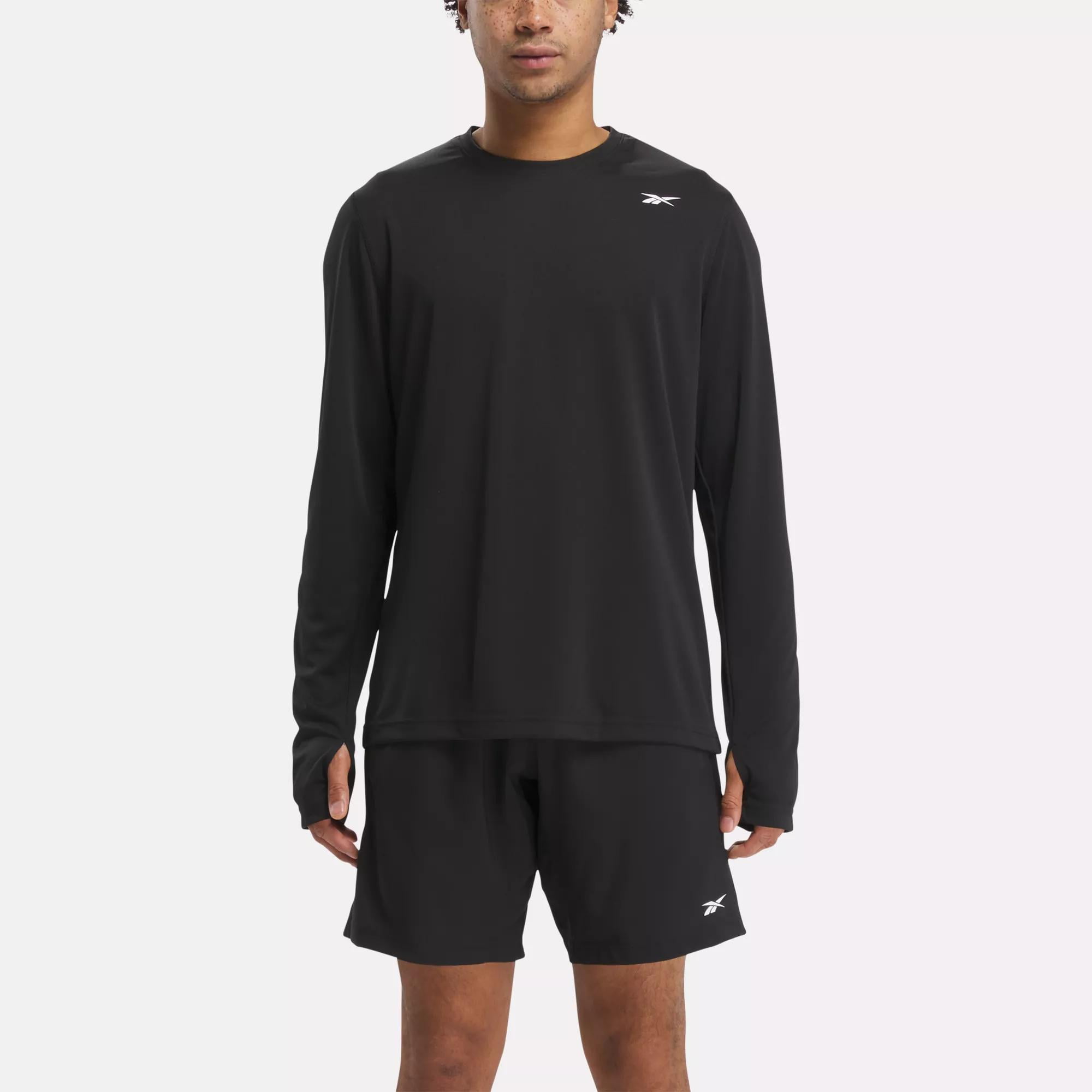 Reebok Apparel Men's Train Long Sleeve Tech Tee Reebok Training App Men ...