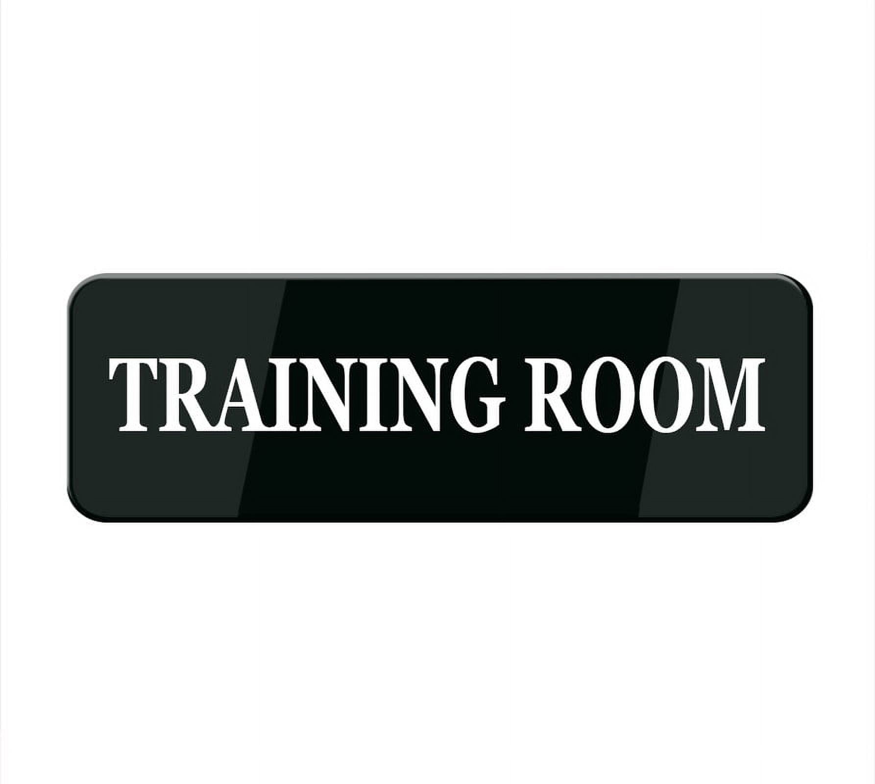 Training Room Sign, Self Adhesive Sign For Door Or Wall 10 X 3 Inch ...