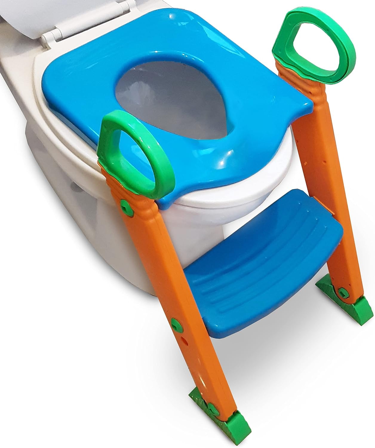 Training Seat with Ladder & Upgraded Splashguard - Toilet Step Stool ...