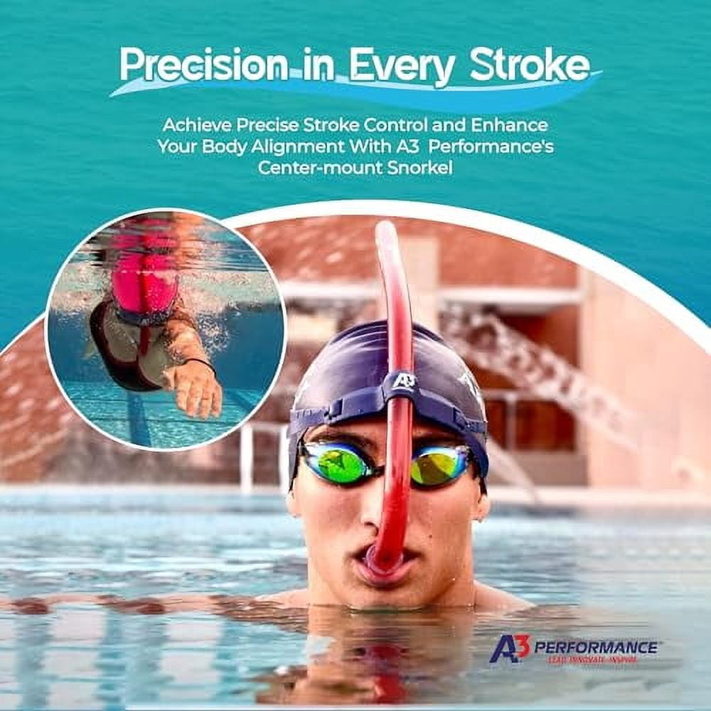 Training Snorkel | Pool and Open Water, Lap Swimming | Comfortable for ...