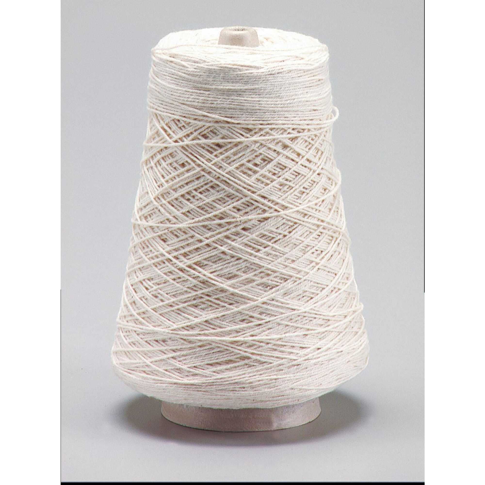 Creativity Street Cotton 4-Ply Heavy Warp Yarn Cone, 800 Yard, Natural ...