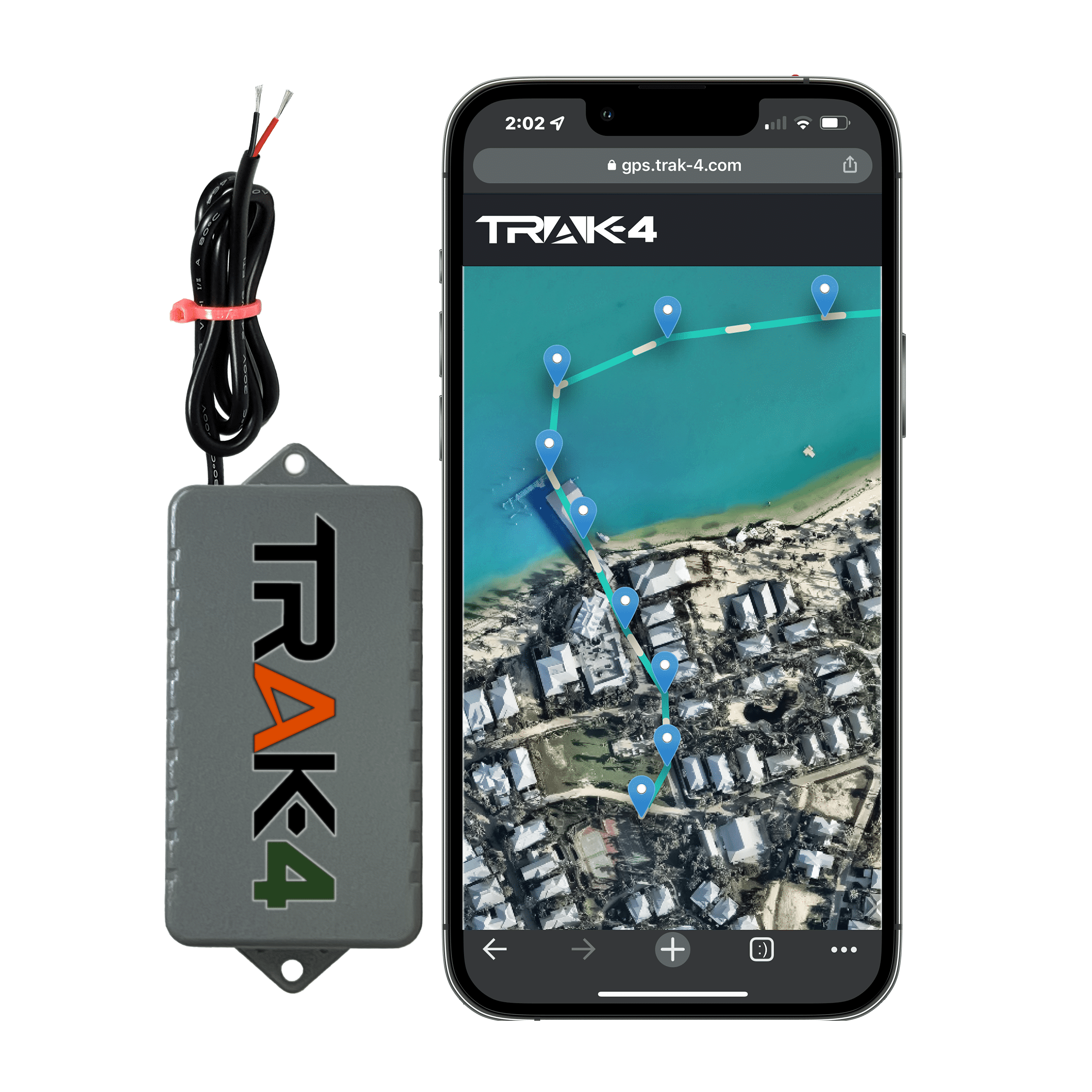 Trak-4 12v GPS Tracker with Harness for Tracking Equipment and Assets ...