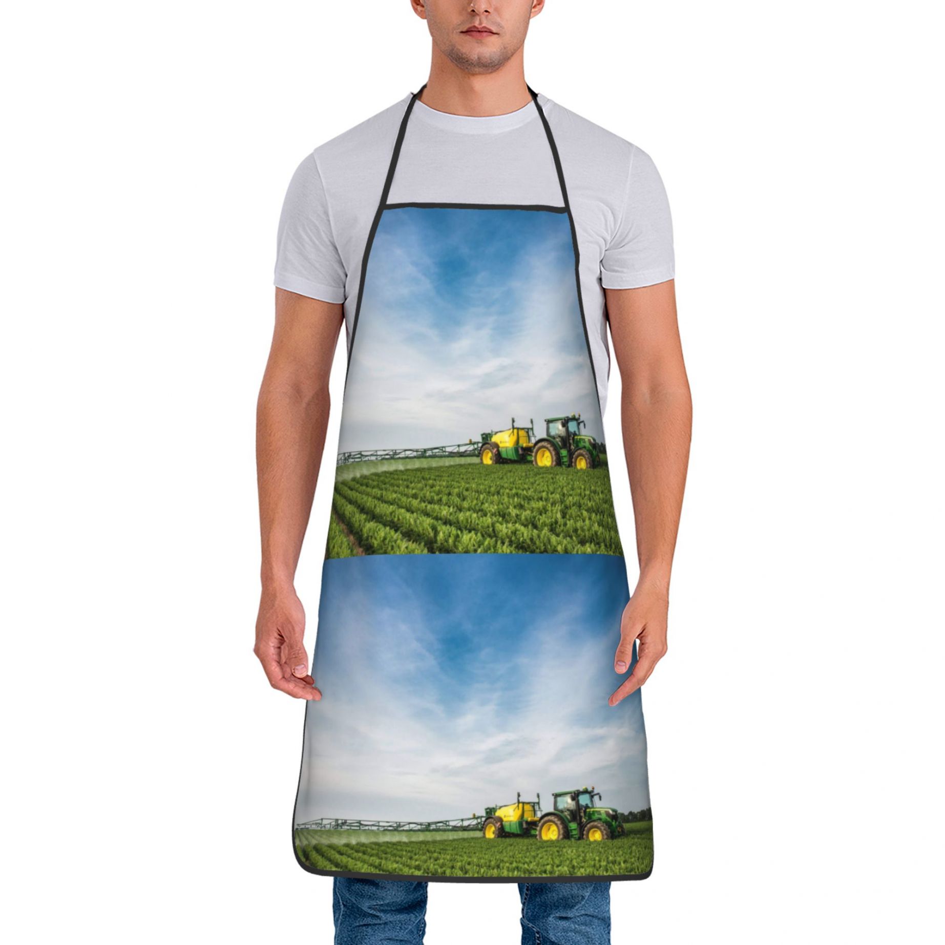 Traktor Farm Aprons for Women Men Waterproof Apron Kitchen Chef Cooking ...