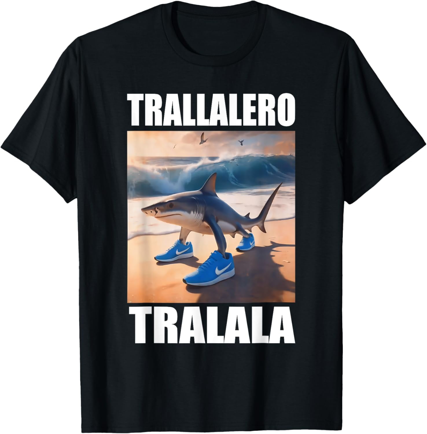 Tralalero Tralala Bootleg Brainrot Italian Brainrot T-Shirt Unisex S ...