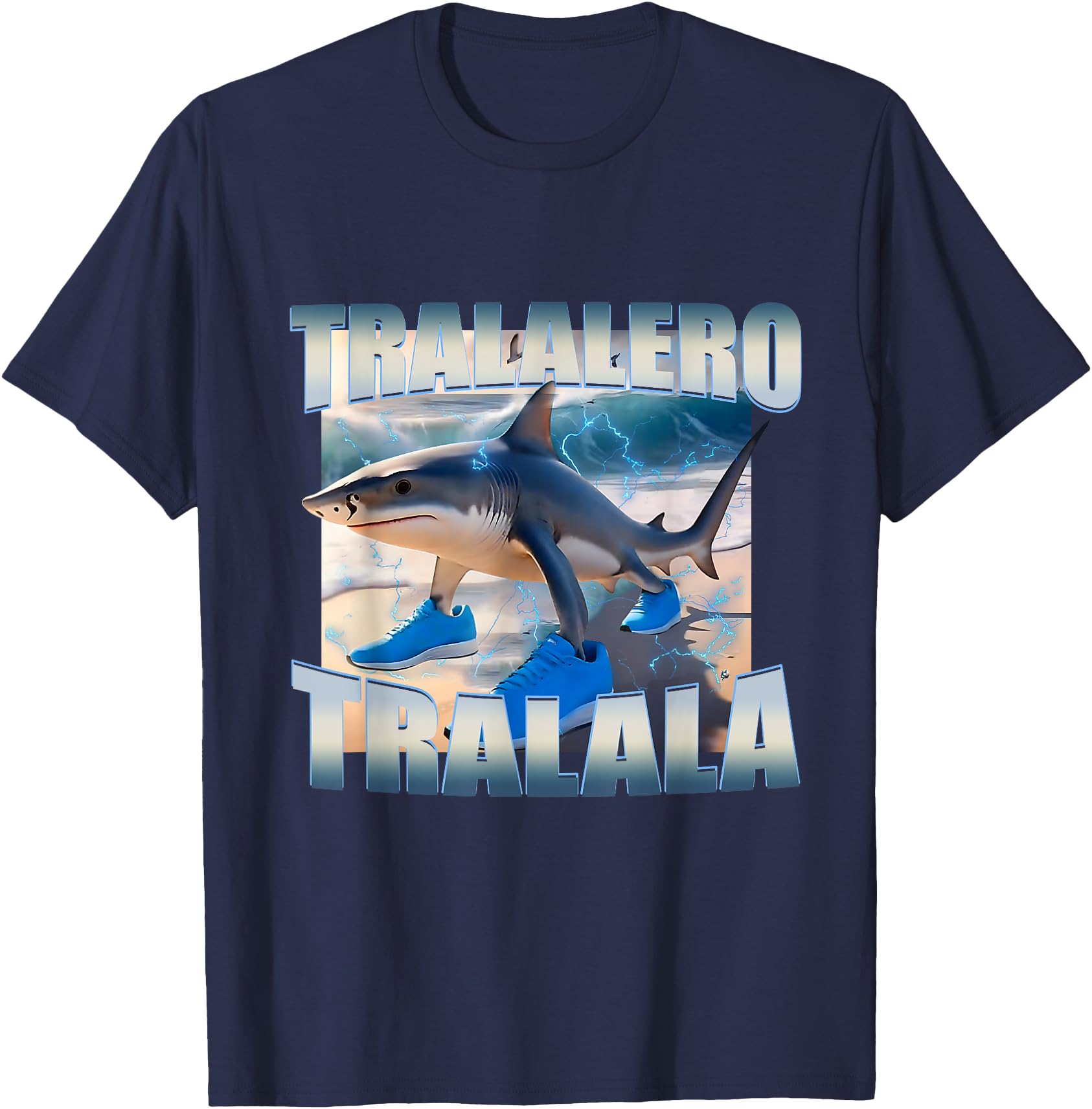 Tralalero Tralala Bootleg Brainrot Italian Meme Softstyle Unisex T ...