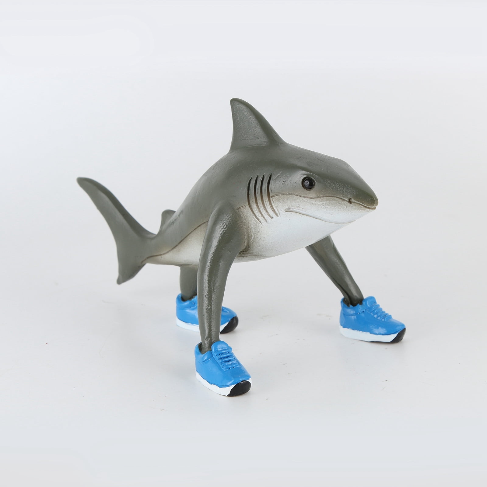 Tralalero Tralala Desk Decor, Brainrot Predatory Fish Meme Figurines ...