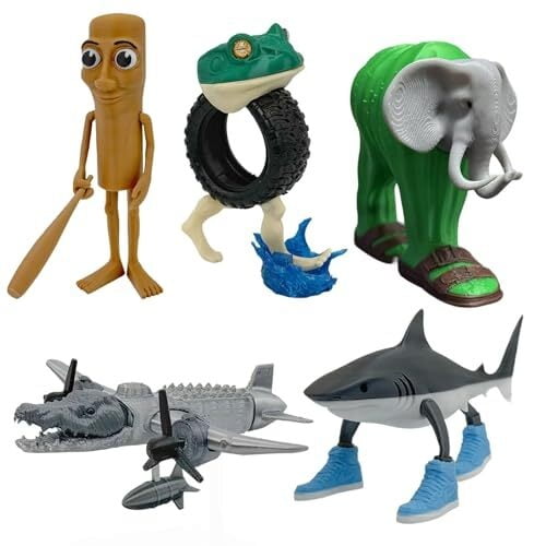 Tralalero Tralala Desk Decor, Shark Meme Figure, Tung Tung Tung Sahur ...