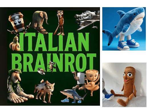 Tralalero Tralala Plush Toy Italian Brainrot Collection,15.75 ...