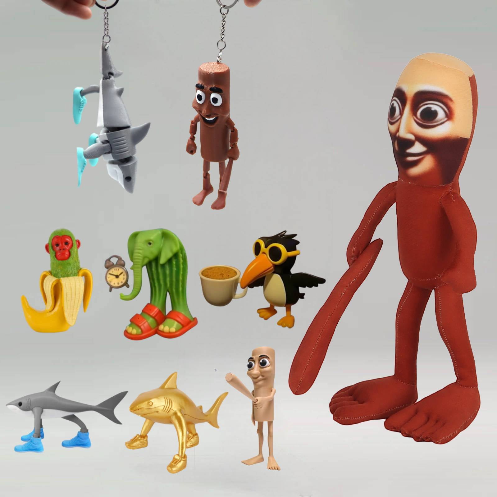 Tralalero Tralala Tralalero Tralala Toy Italian Brainrot Viral Meme Toy ...