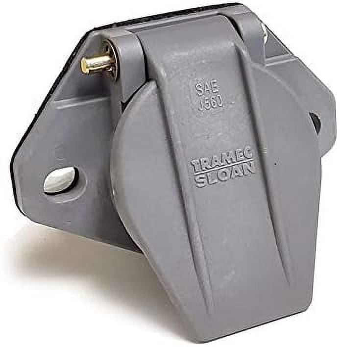 Tramec Sloan Nylon 7-Way Box Solid Pins Receptacle Socket Replacement ...