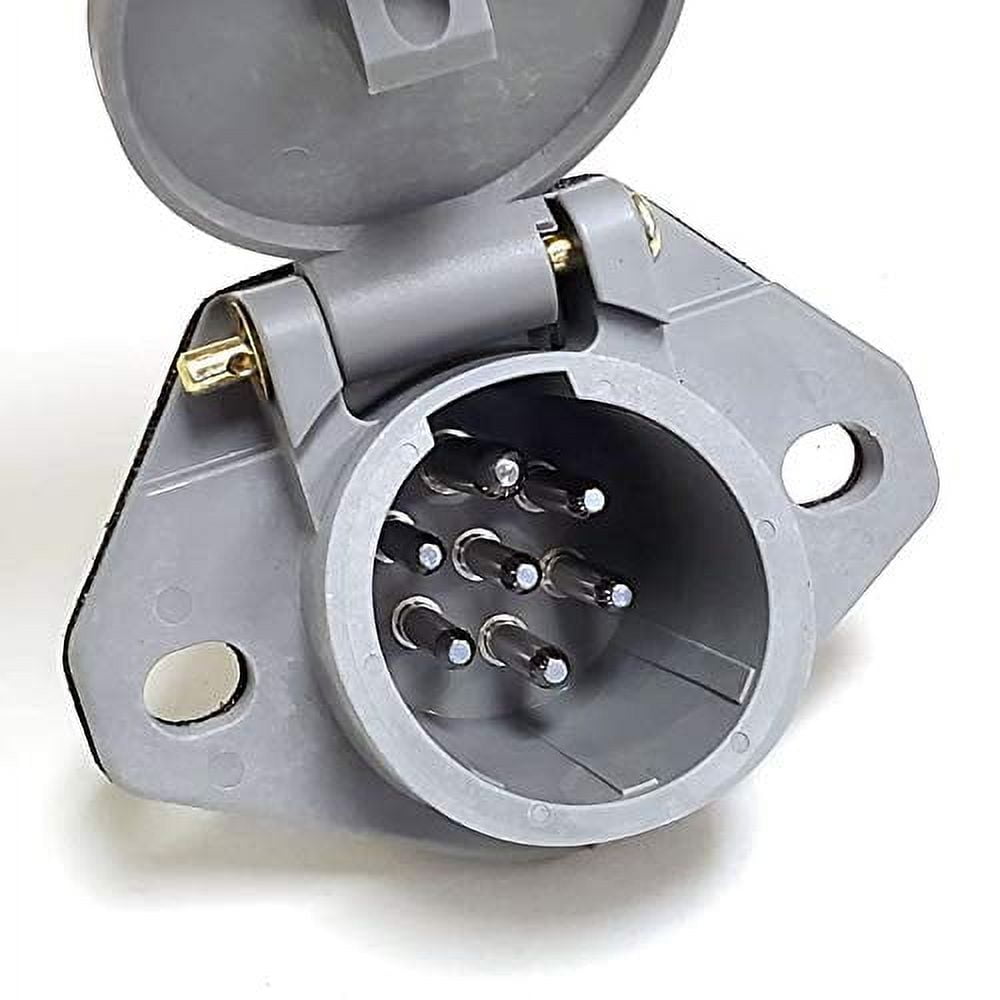 Tramec Sloan Nylon 7-Way Smart Box Solid Pins Receptacle Socket ...