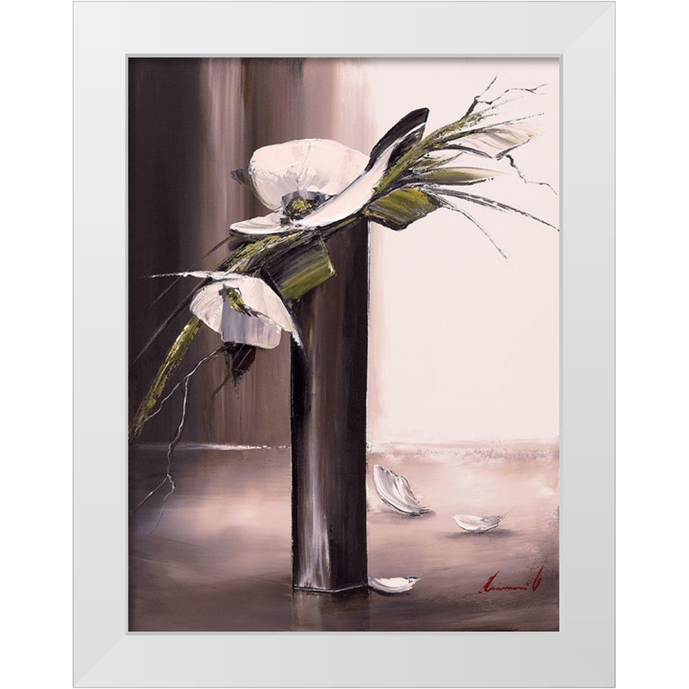 Tramoni, Oliver 19x24 White Modern Wood Framed Museum Art Print Titled ...