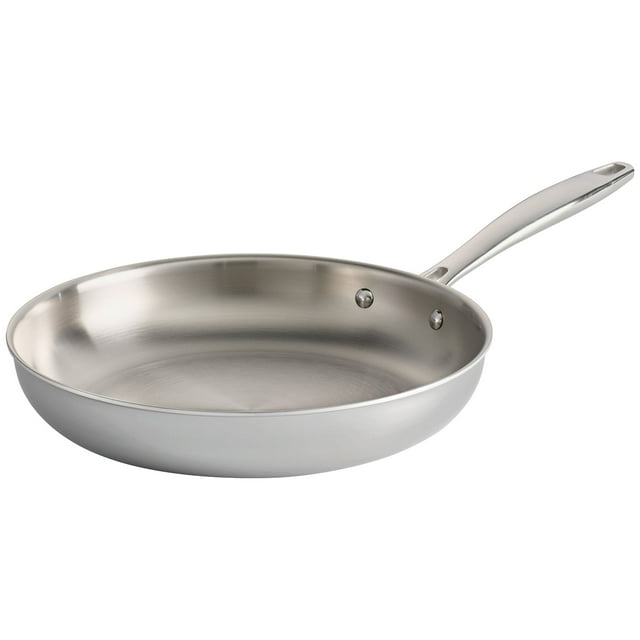 Tramontina Durable Professional 10 IN Tri-Ply Clad Stainless Steel Fry ... Tramontina Durable Professional 10 IN Tri-Ply Clad Stainless Steel Fry ...