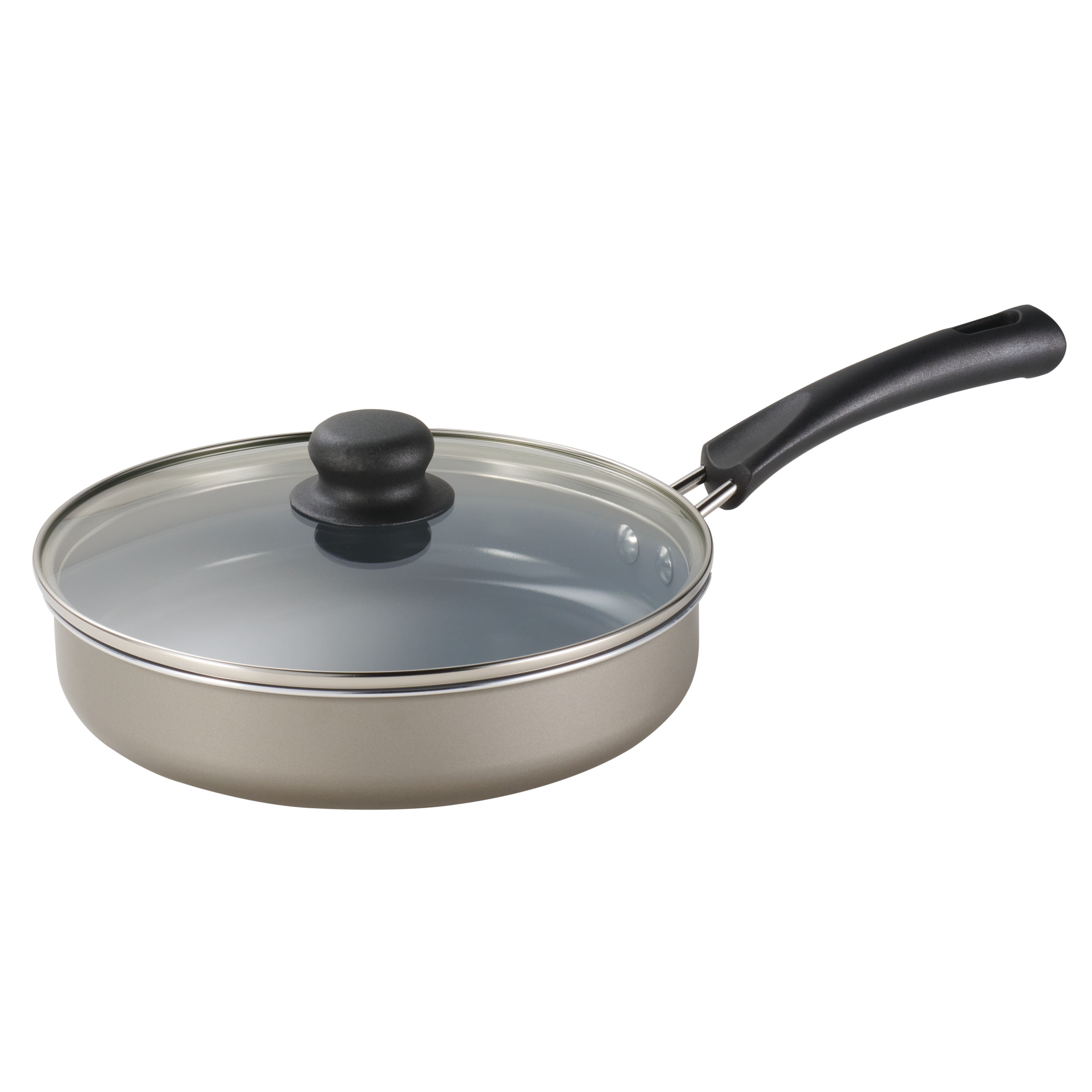 Tramontina 10 In Champagne Nonstick Covered Deep Saute Pan - Walmart.com