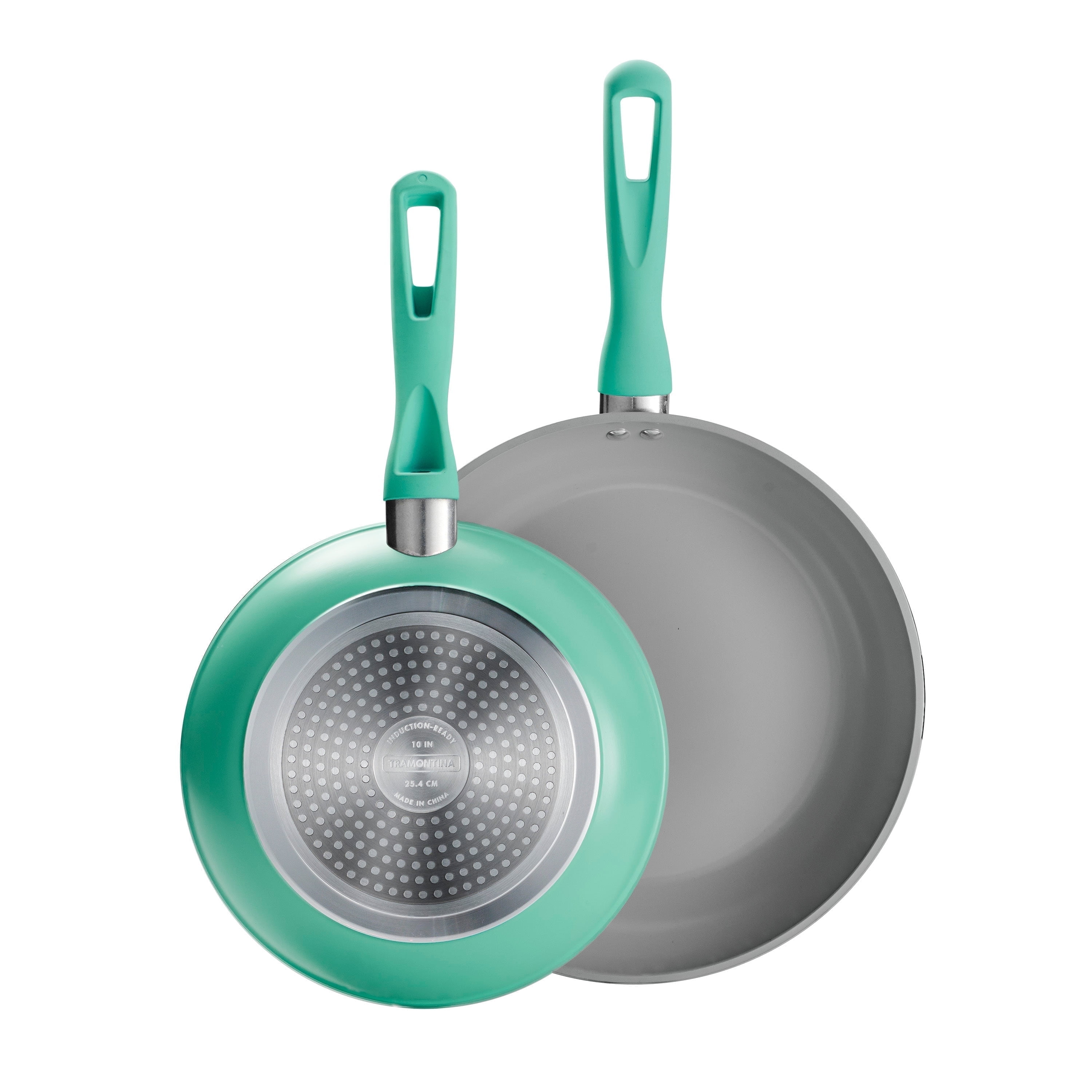 Tramontina Solara 2-Pack 10-inch & 12-inch Aluminum Ceramic Nonstick ...
