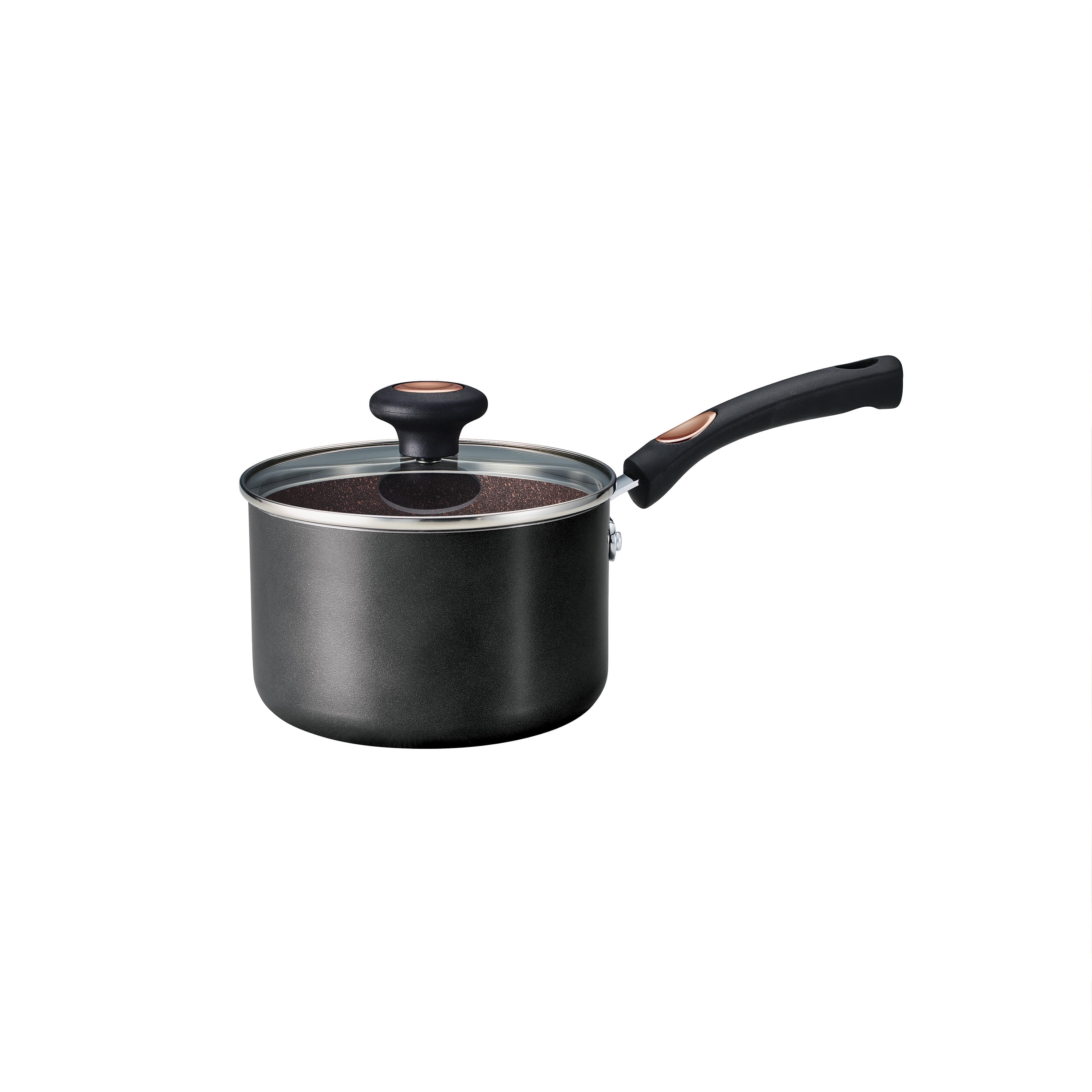 Tramontina Pots & Pans 2-Quart Aluminum Nonstick Sauce Pan with Lid ...