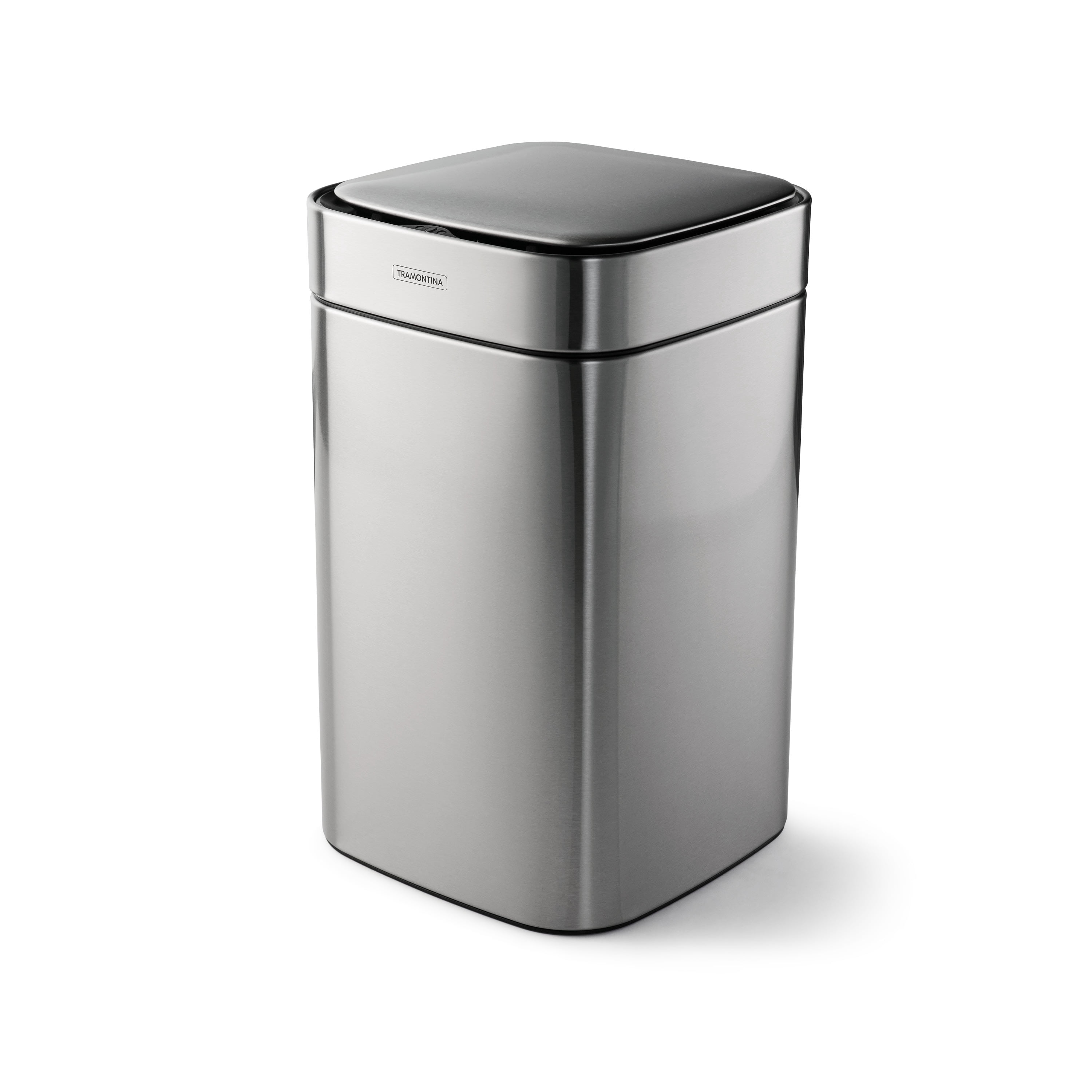 Tramontina 3.17-Gallon Stainless Steel Touchless Waste Bin with SS ...