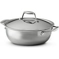 Tramontina 80116/068DS Gourmet Stainless Steel Induction-Ready Tri-Ply Clad Covered Universal ...