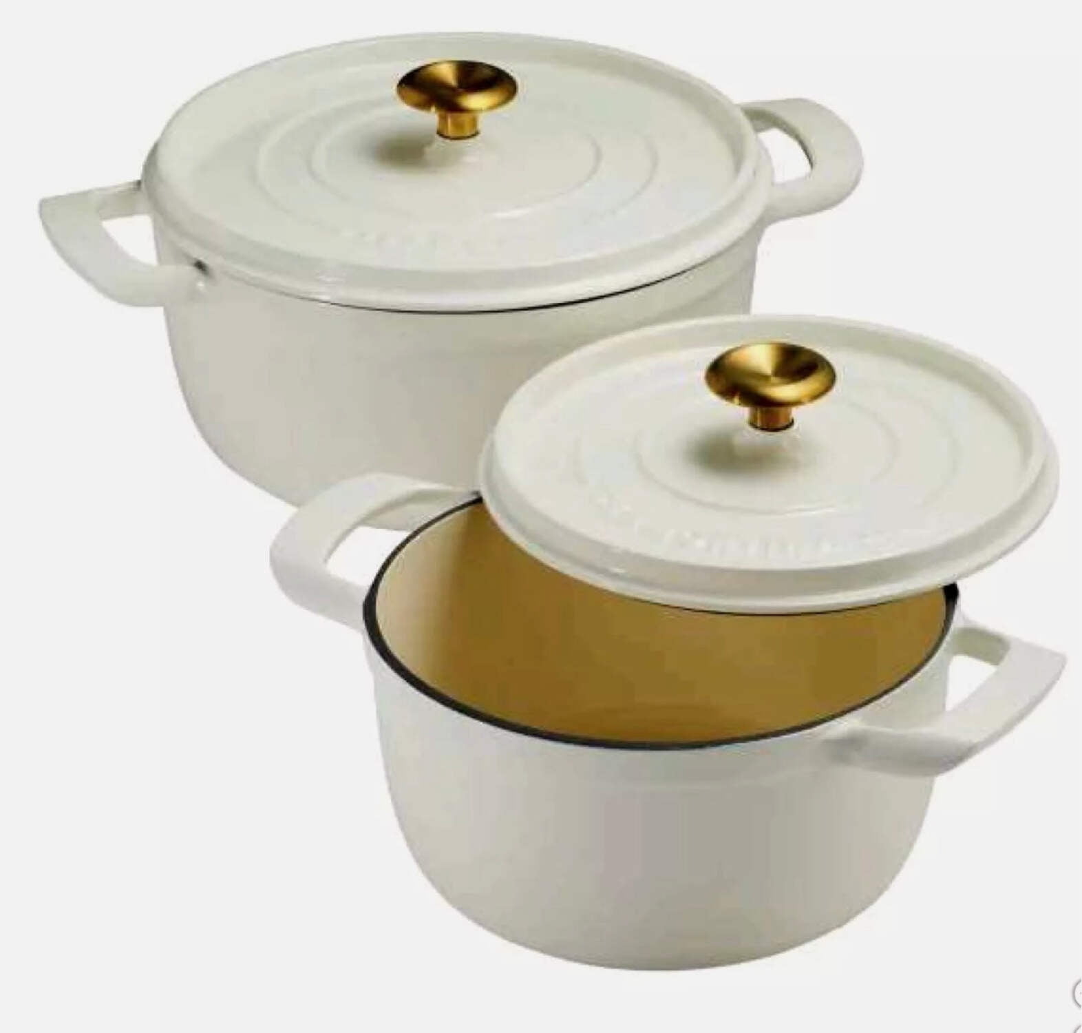 Tramontina Enameled Cast Iron Dutch Oven, 2-pack White - Walmart.com
