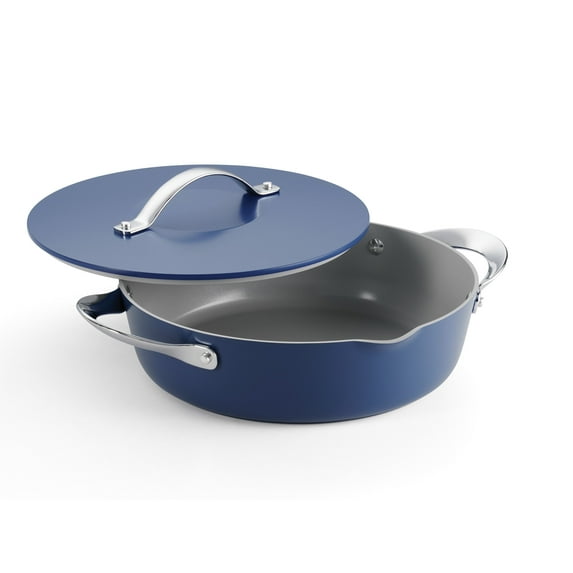 Tramontina Fiora 4.25-Quart Aluminum Ceramic Nonstick Multipurpose Pan ...