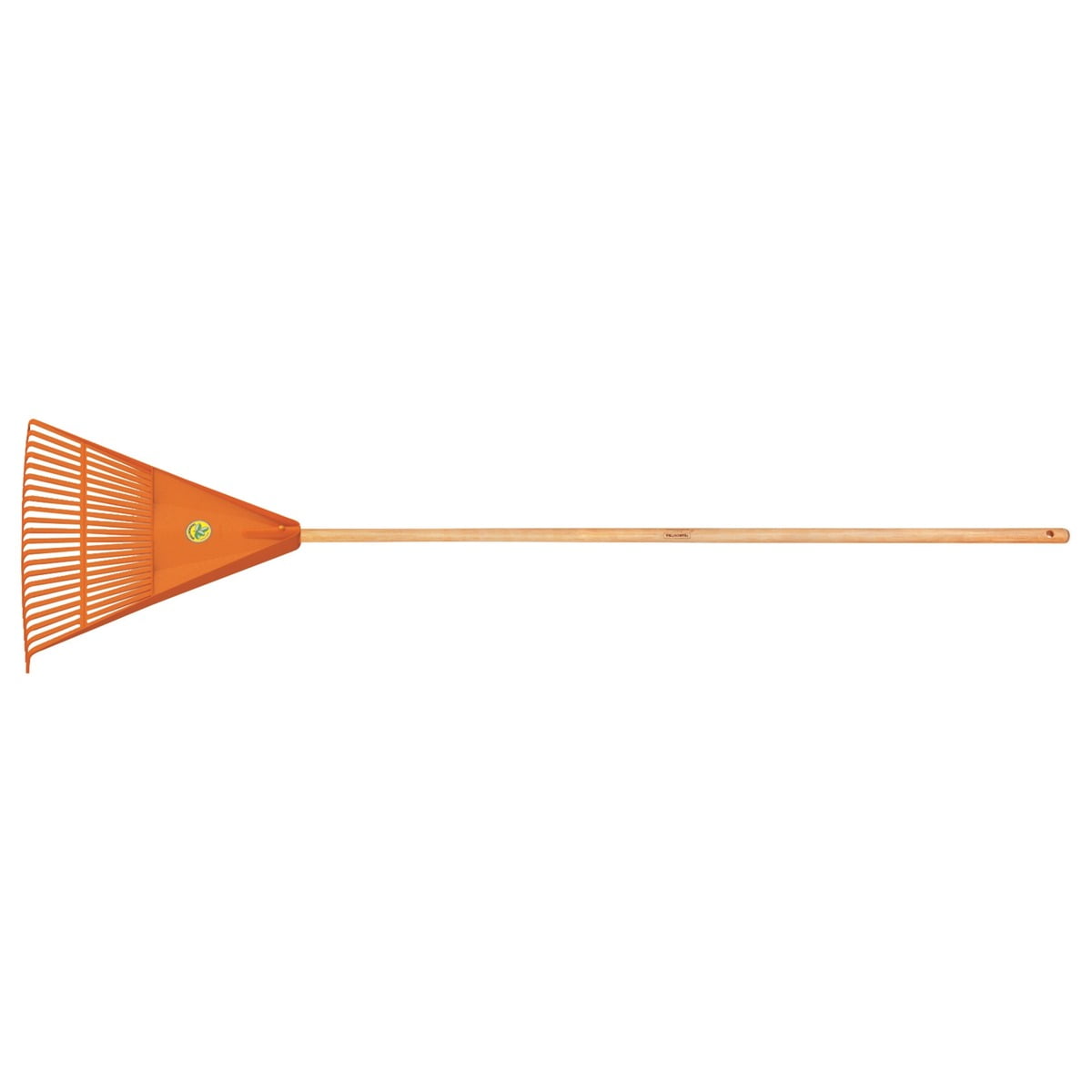 Tramontina Orange Plastic Garden Rake with 22 Teeth and 120 cm Wood ...