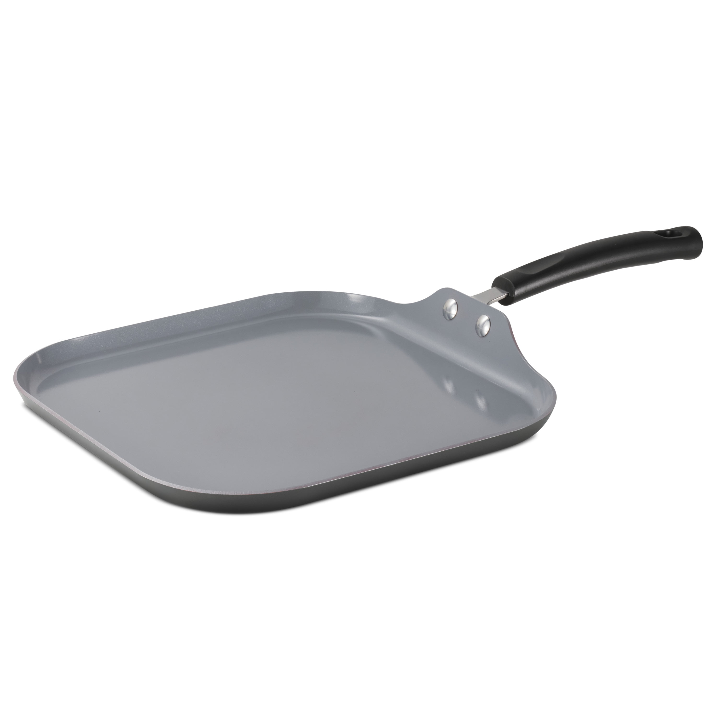 Tramontina PrimaWare 11" CERAMIC Steel Gray Square Griddle - Walmart.com