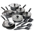Tramontina Primaware 18-Piece Nonstick Cookware Set, Asphalt - Walmart.com