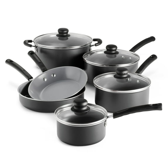 Free Shipping! Tramontina 10-Piece Ceramic Nonstick Cookware Set with ...