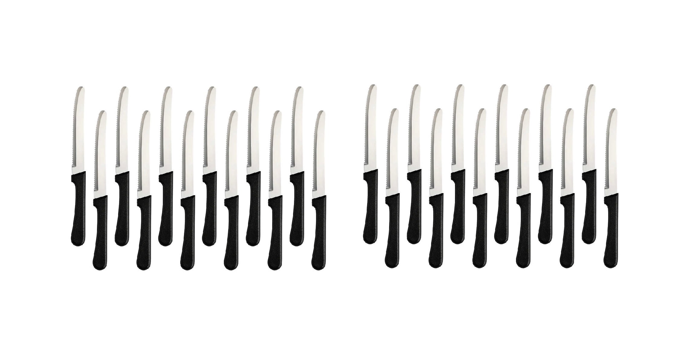Tramontina ProLine Poly-Handle Steak Knives, Stainless Steel, 12 ct 2PK ...