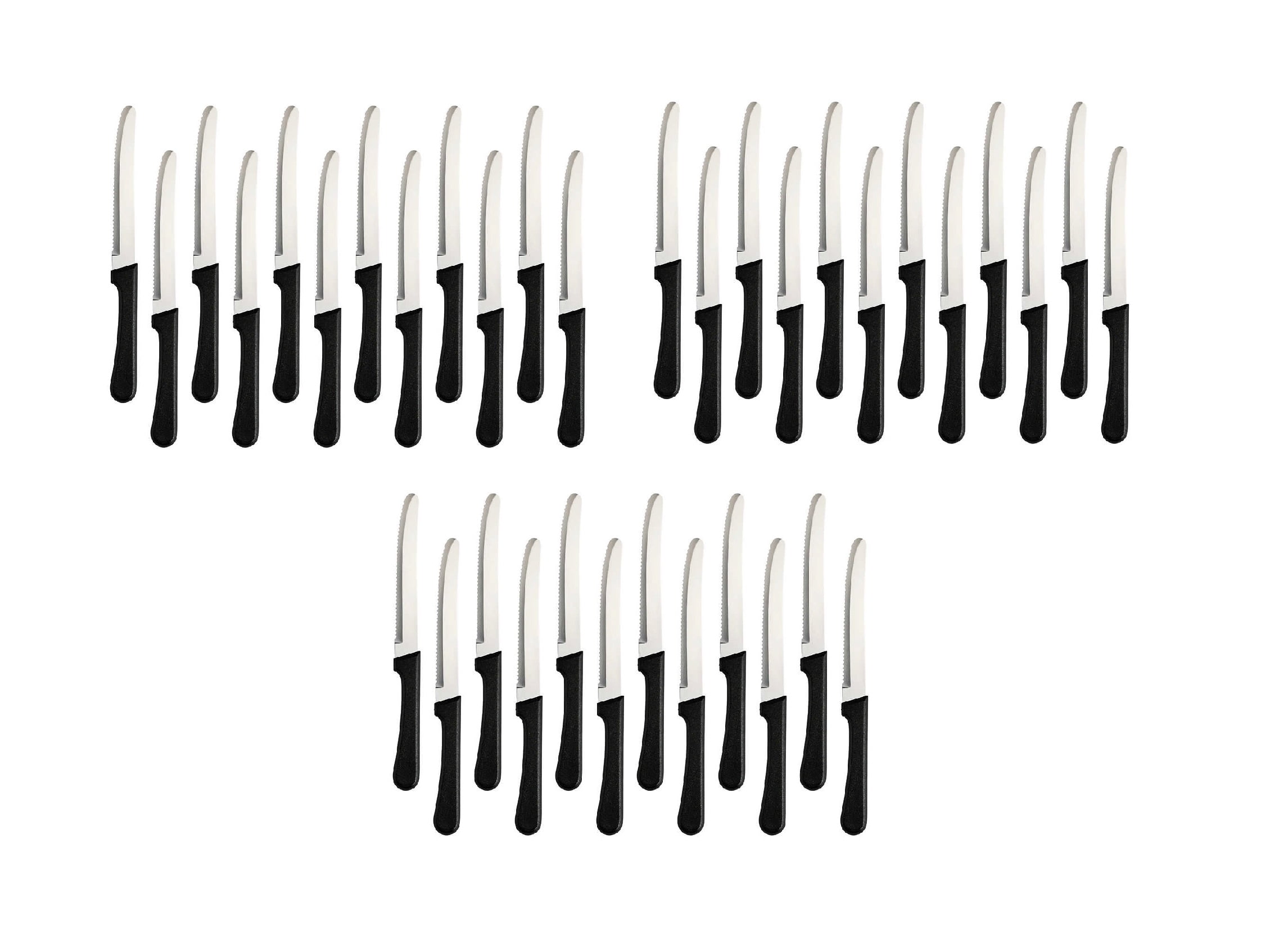 Tramontina ProLine Poly-Handle Steak Knives, Stainless Steel, 12 ct 3PK ...