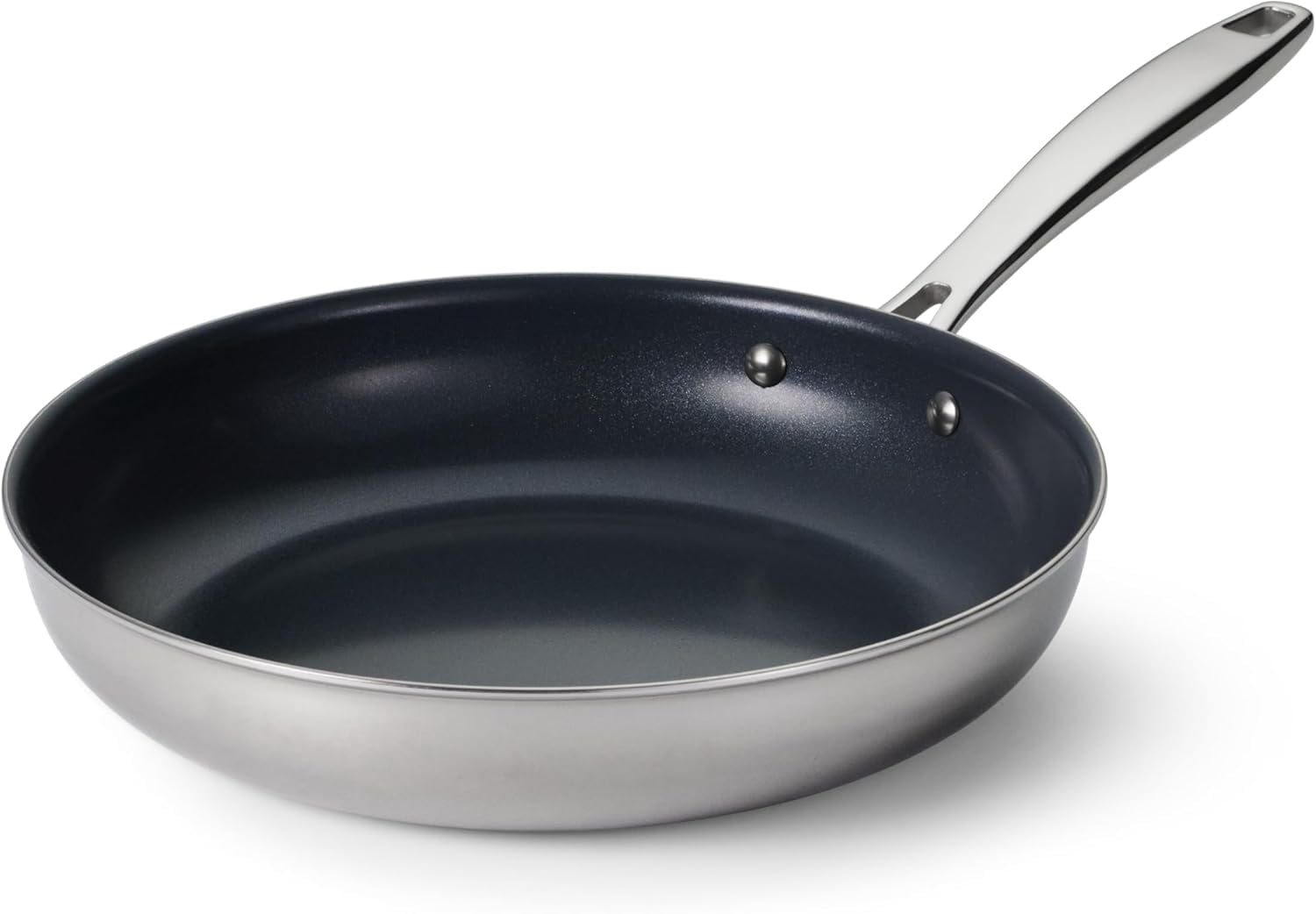 Tramontina Seattle 10-Inch Tri-Ply Clad Stainless Steel Frying Pan with ...