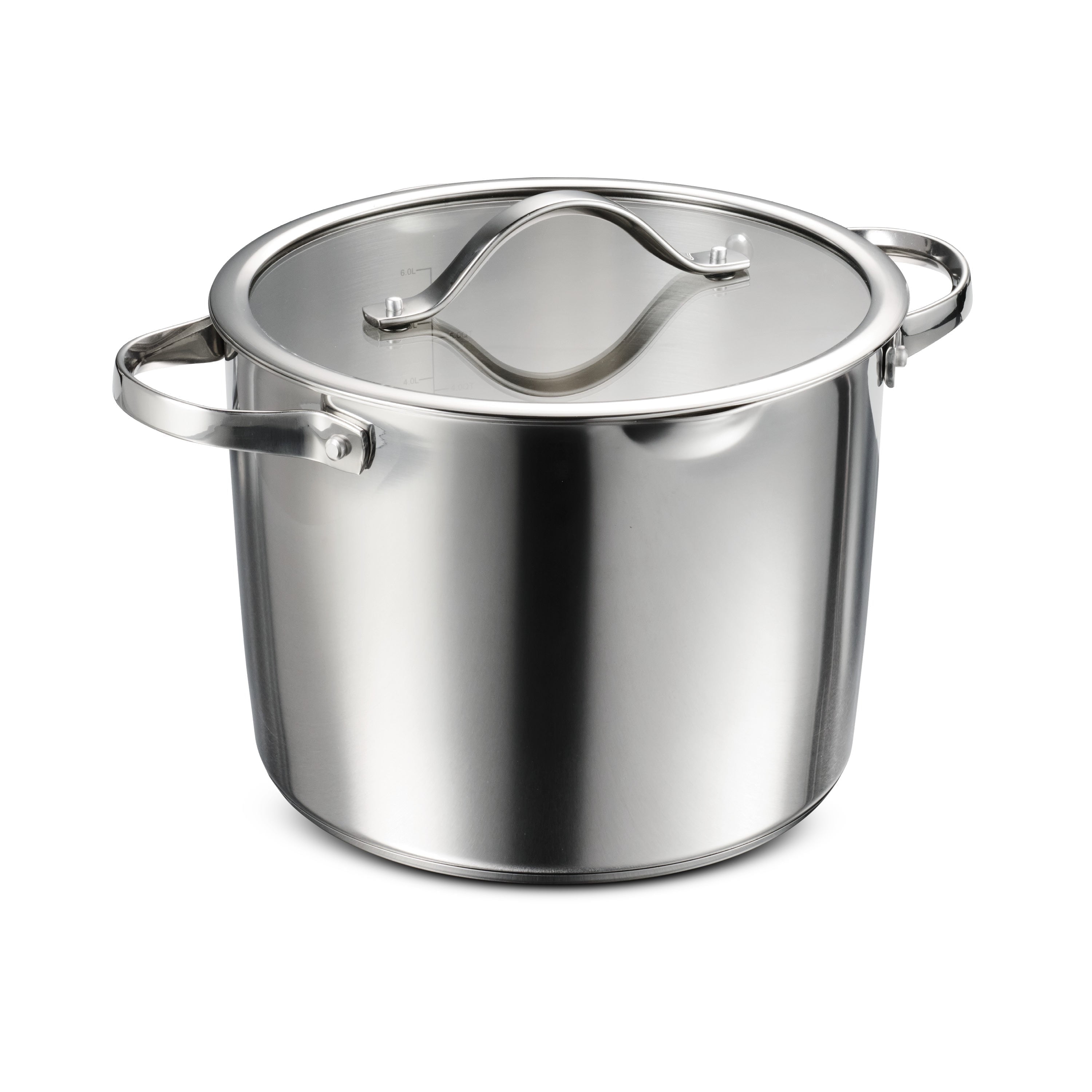 Tramontina Tempo Tri-Ply Base Stainless Steel 8-Quart Stock Pot with ...