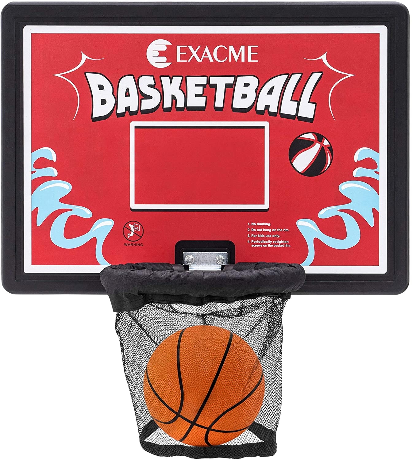Exacme Trampoline Basketball Hoop Attachment with Rectangular Enclosure ...