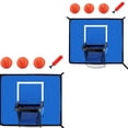 Trampoline Basketball Set With 3 Balls Lightweight Frame Small ...