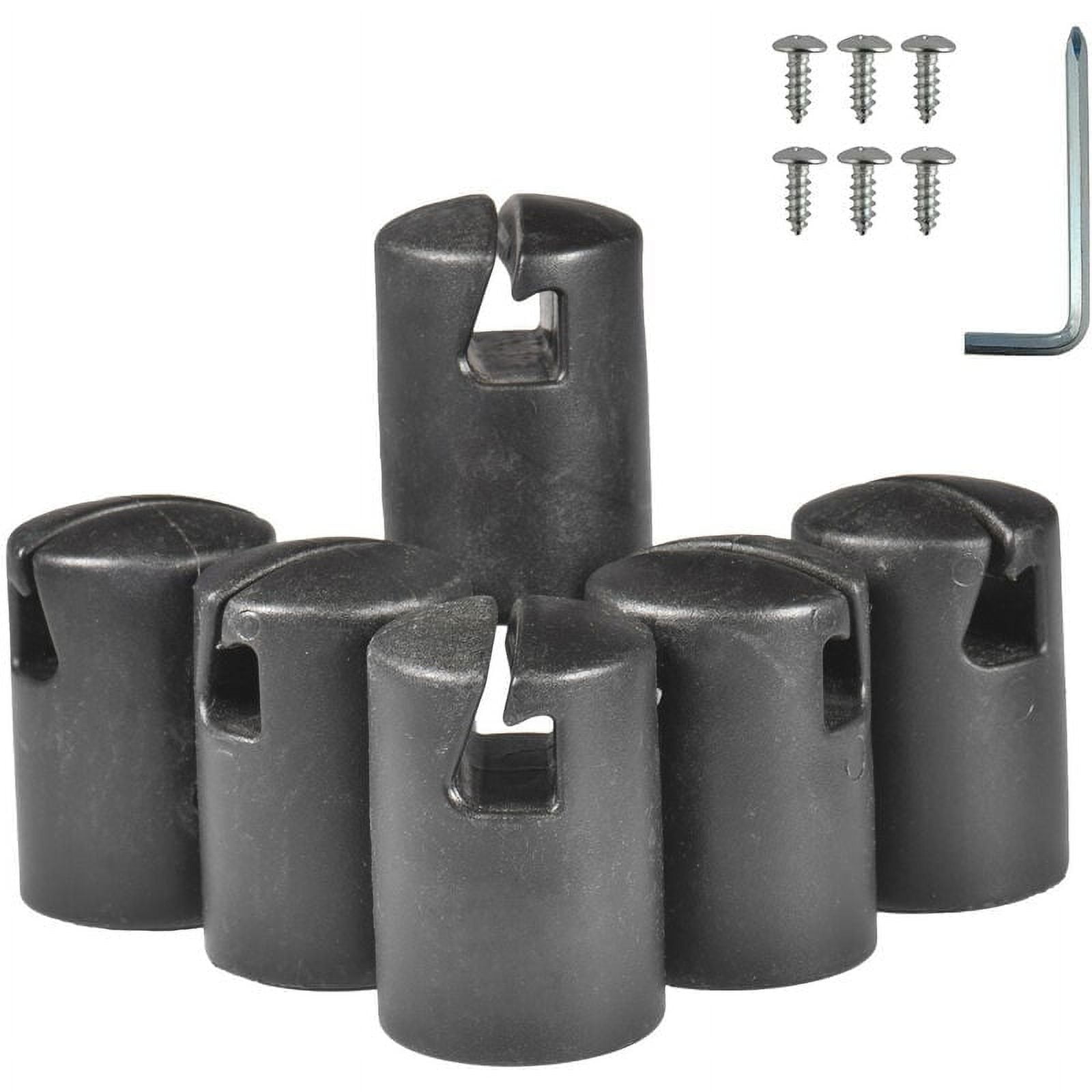 Trampoline Enclosure Pole Caps, Plastic Safety Net Pole Holders for ...