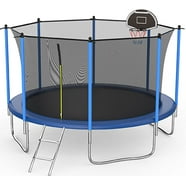 Gymax Indoor Toddler 5FT Trampoline - High Enclosed, Little Trainer ...