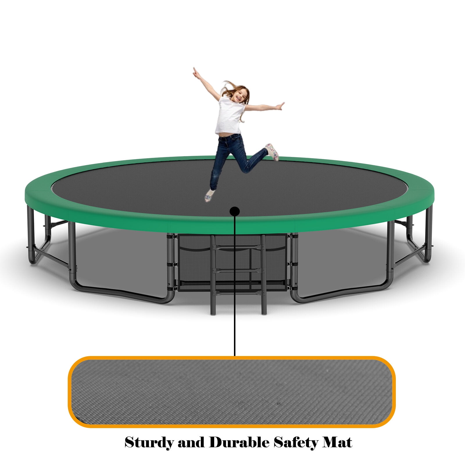 Trampoline For Kids 16FT Outdoor Trampoline for Kids and Adults ...