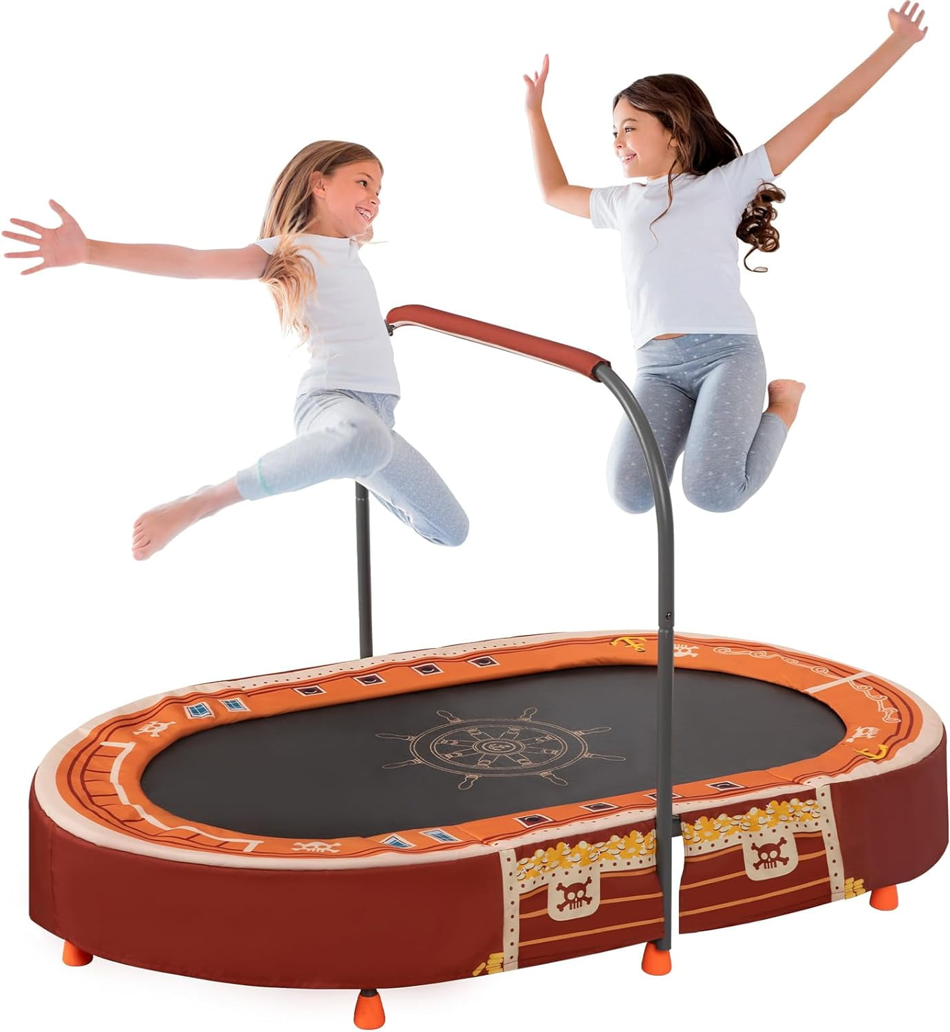 Trampoline for Kids, 55" Toddlers Foldable Rebounder Trampoline w ...
