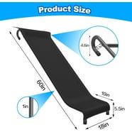 ROMUCHE Backyard Outdoor Trampoline Slide Ladder, 60"*20" with Buffer ...