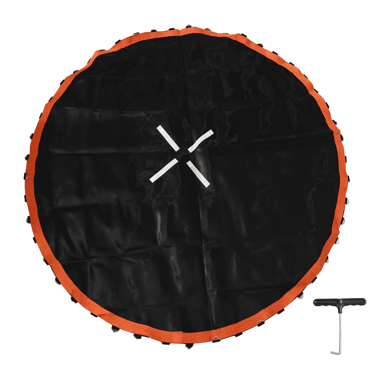 Trampoline Mat, for 8 Ft Frame, with 48 V-Rings, Trampoline Replacement ...