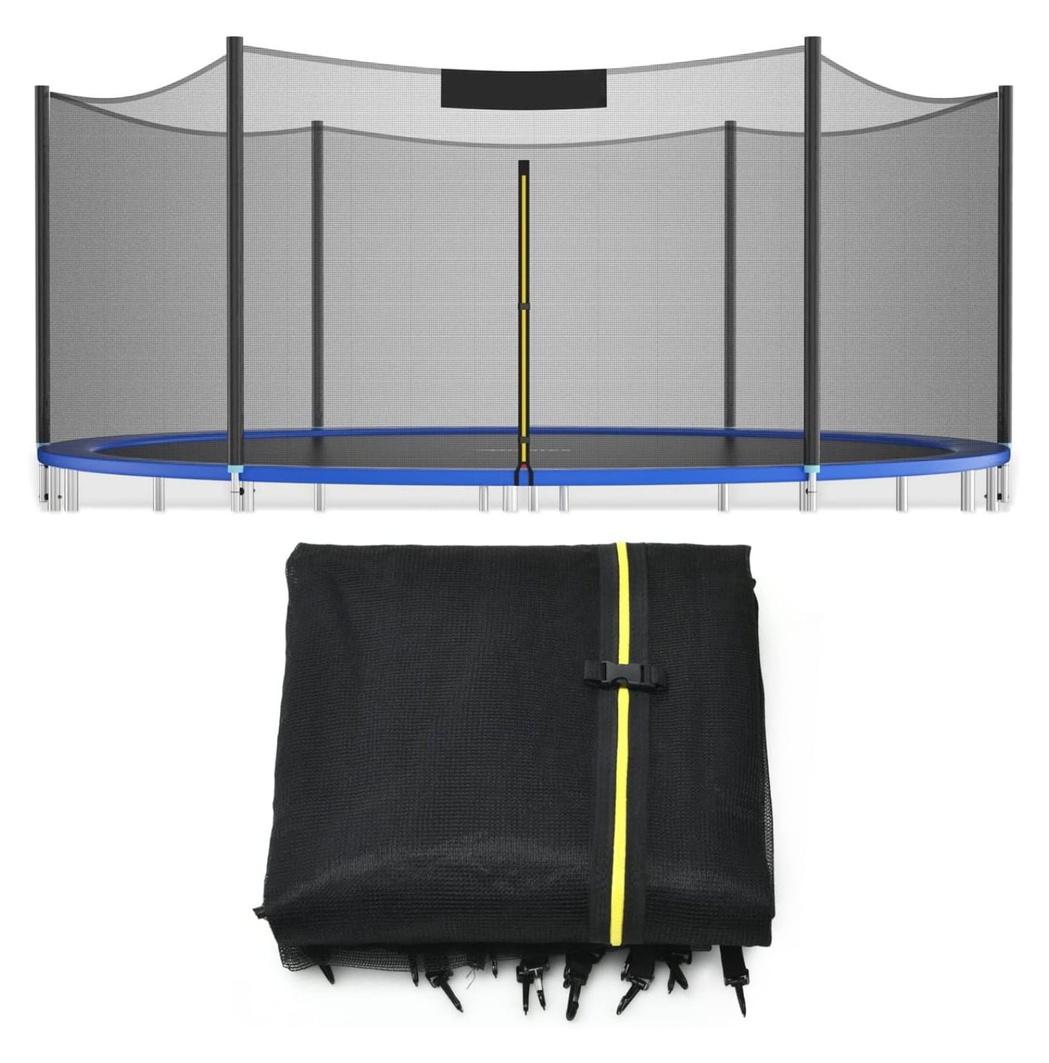 Trampoline Net, Trampoline Enclosure for 8 10 12 14 15 16Ft Round ...
