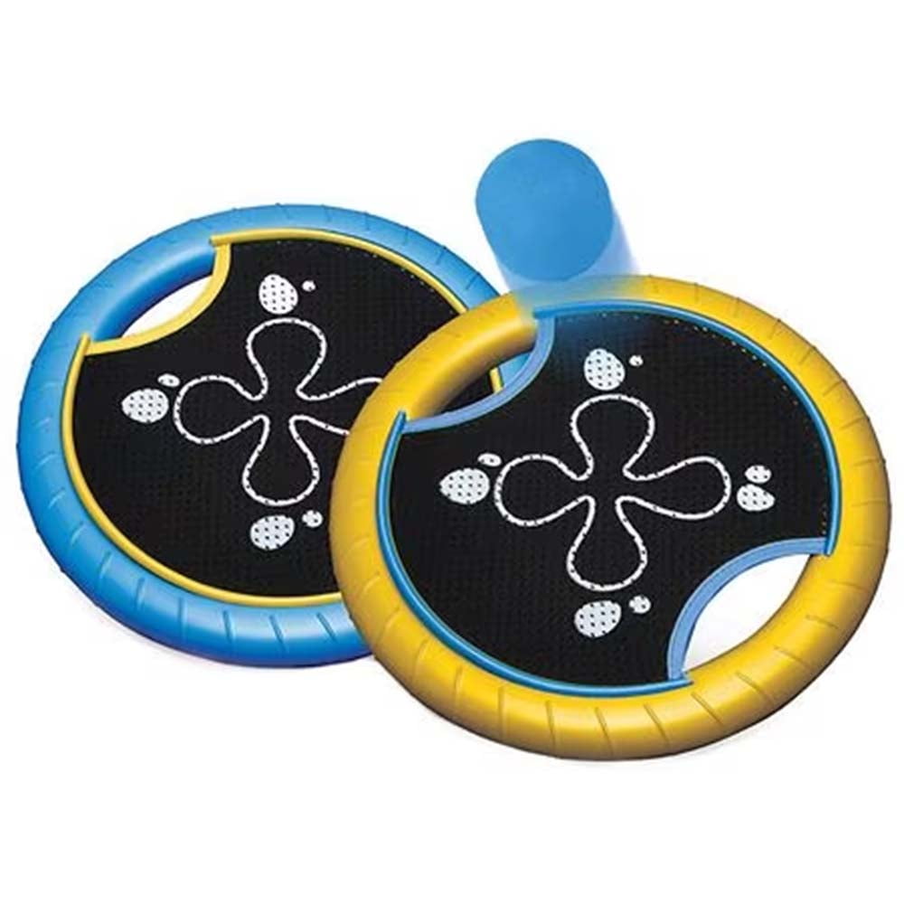 Black Series Trampoline Paddle Ball Outdoor Game 2 Sport Discs Ball ...