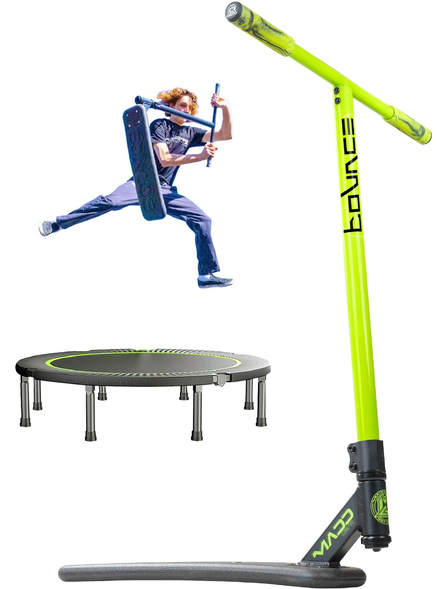 Trampoline Pro Scooter for Stunt Practice – Real Headtube, Pro T-Bar ...
