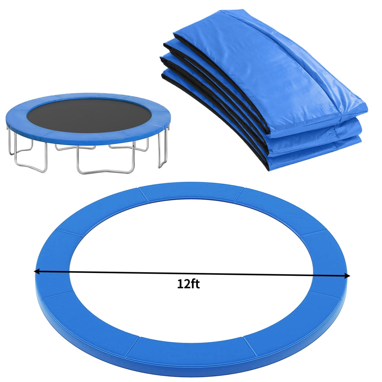 Trampoline Safety Pad,12FT Trampoline Spring Cover,Trampoline Pad ...