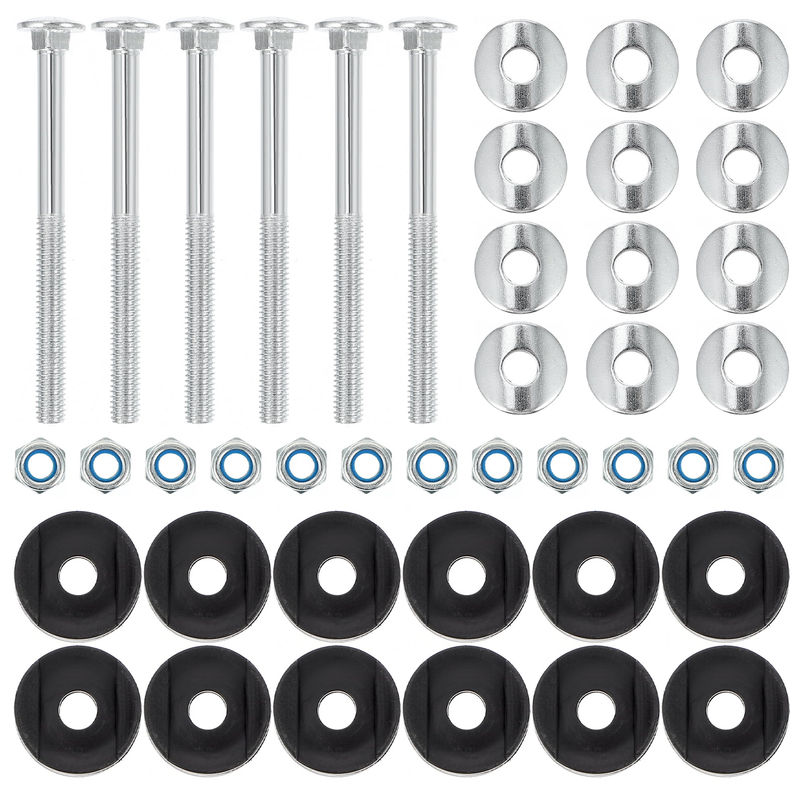 Trampoline Screws 12 Pcs Accessories Replacement Parts Bolts Pole Gap ...