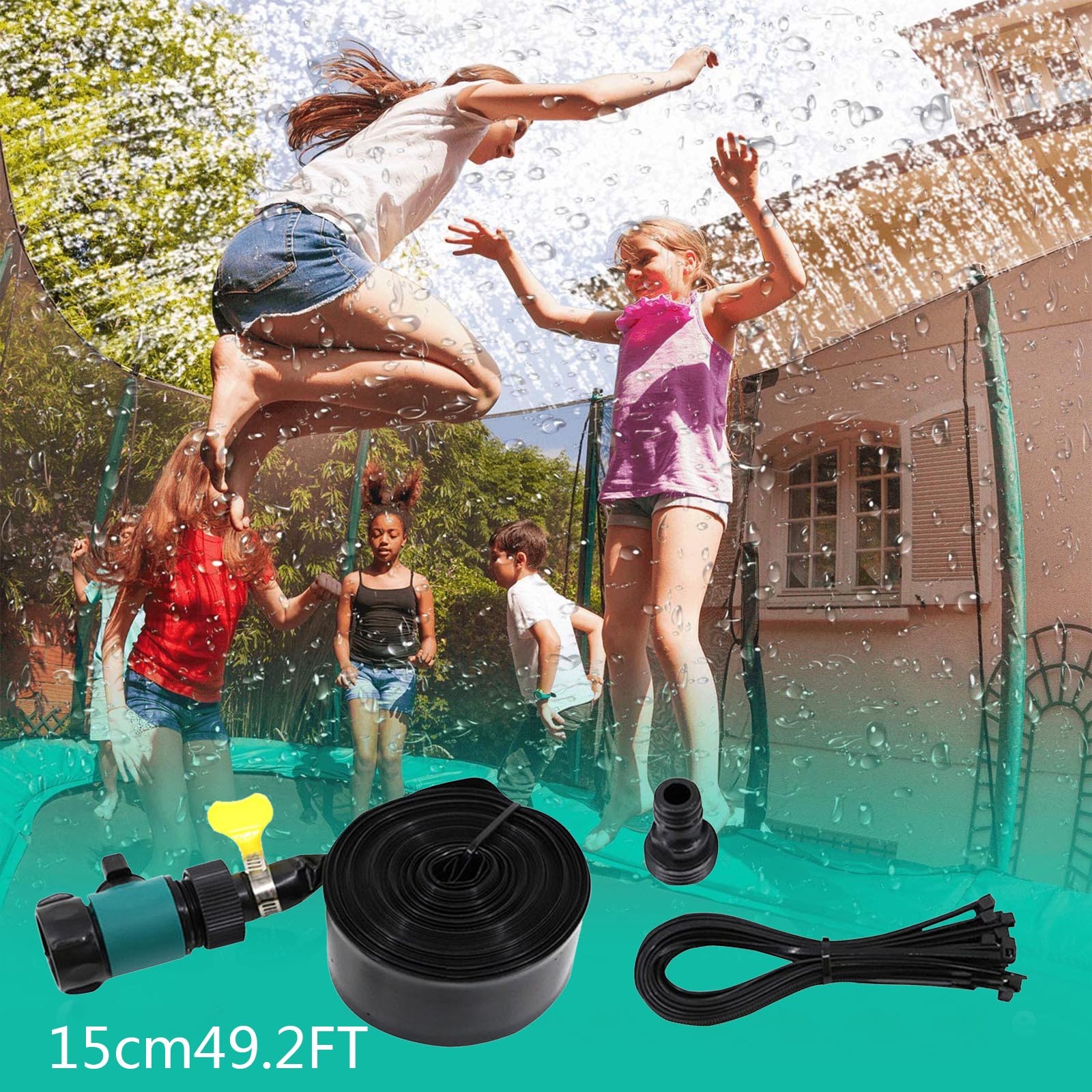 Trampoline Sprinkler Garden Trampoline Sprinkler for Kids Outdoor Play ...