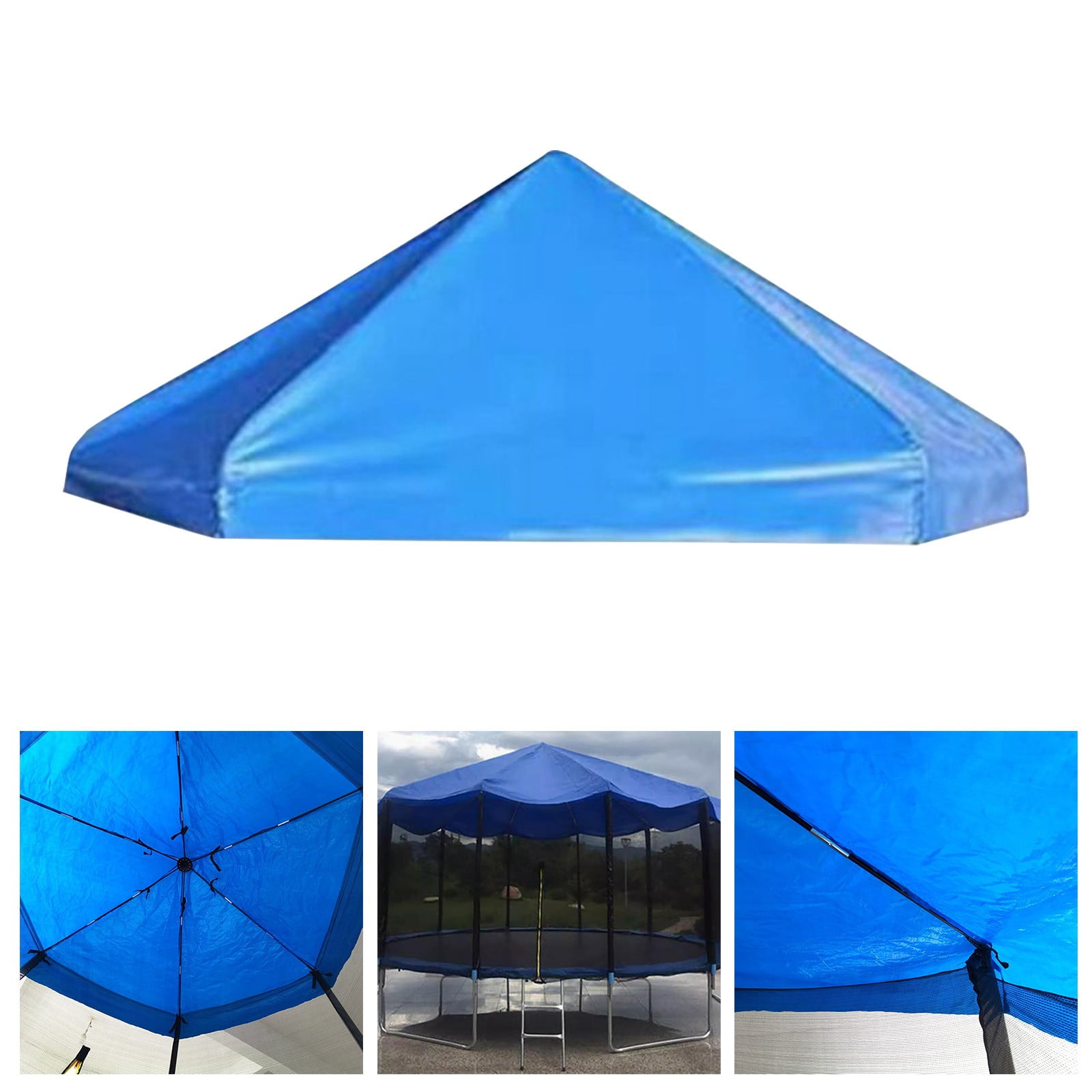 Trampoline Sun Shade Canopy Cover Weatherproof Trampoline Top for Outdoor Use, UV Protection ...