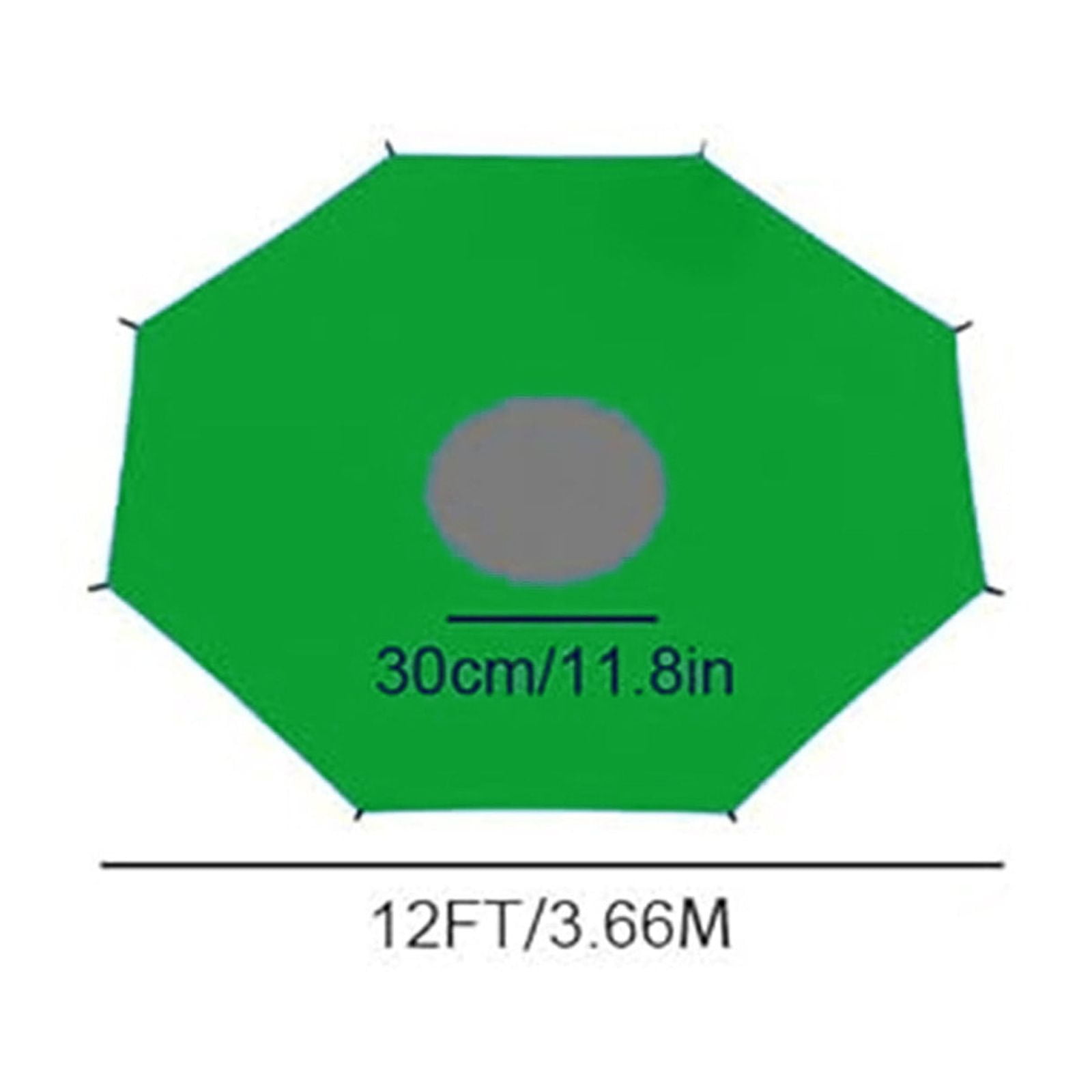 Trampoline Sun Shade Cover, UV-Protection Anti-Slip Fabric For 6ft-14ft ...