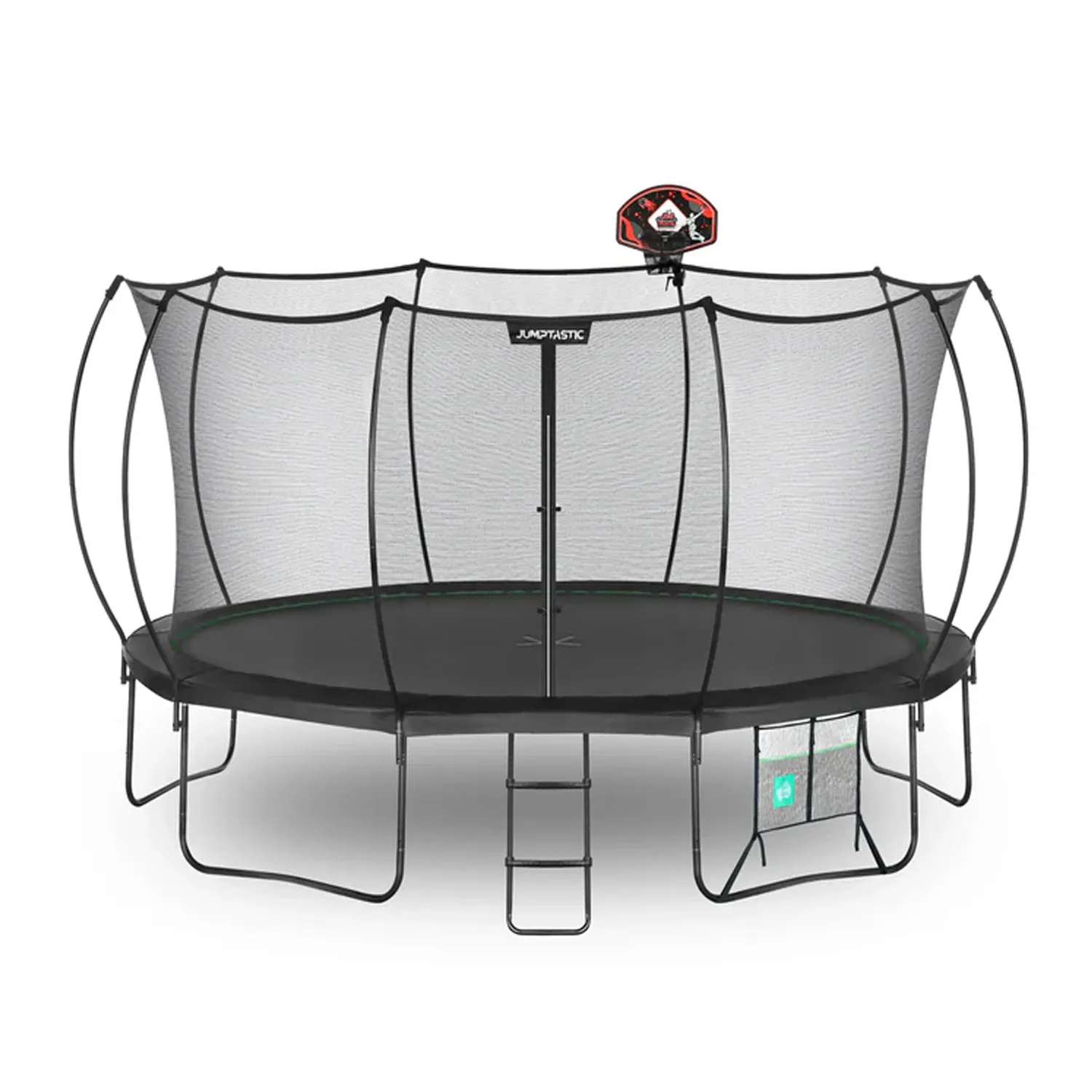 14ft Kids Trampoline with Basketball Hoop, Outdoor Trampoline with ...