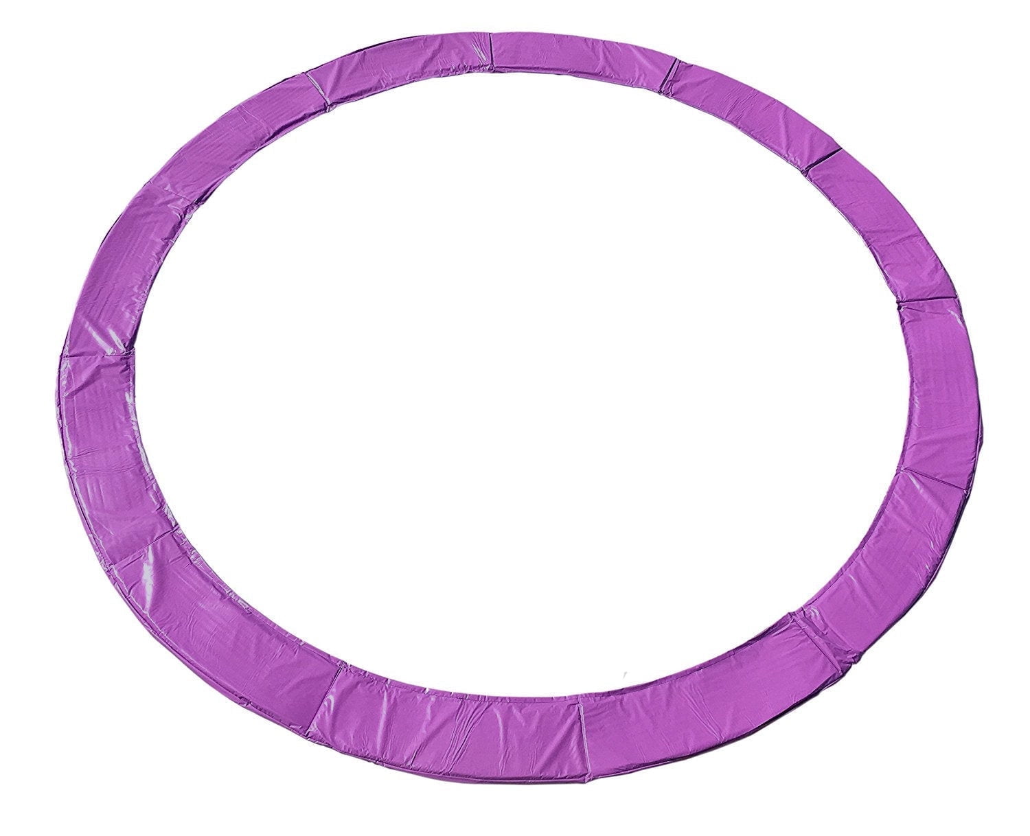 TrampolinePro 15ft Round Trampoline Purple Safety Pad, Spring Cover ...